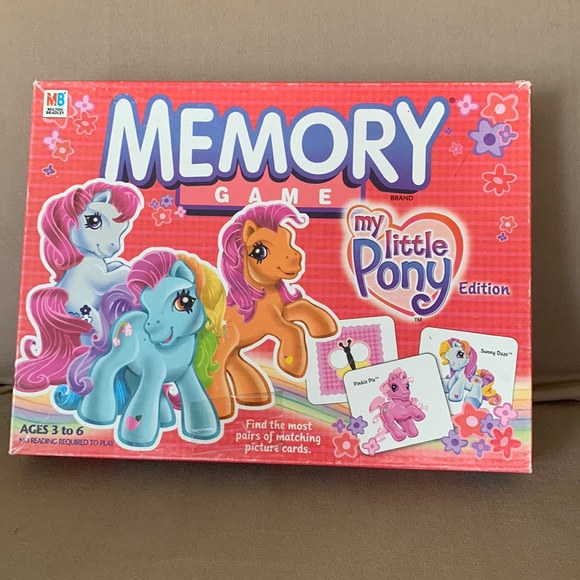 milton bradly | Games | Retired Mb My Little Pony Memory Game | Poshmark
